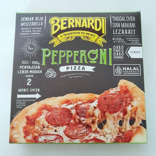 Jual Bernardi Pepperoni Pizza Frozen 250gr - zahrafrozenfood | Shopee ...