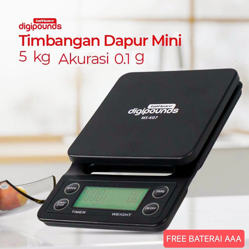Jual Timbangan Digital Kopi Scale dengan Timer 5Kg 0.01Gr / Timbangan ...