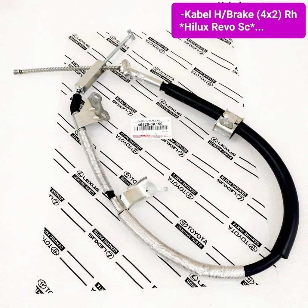 Jual Kabel Rem Tangan Hilux Revo SC 4x2 Rh Kanan | 46420-0K150 | Shopee ...