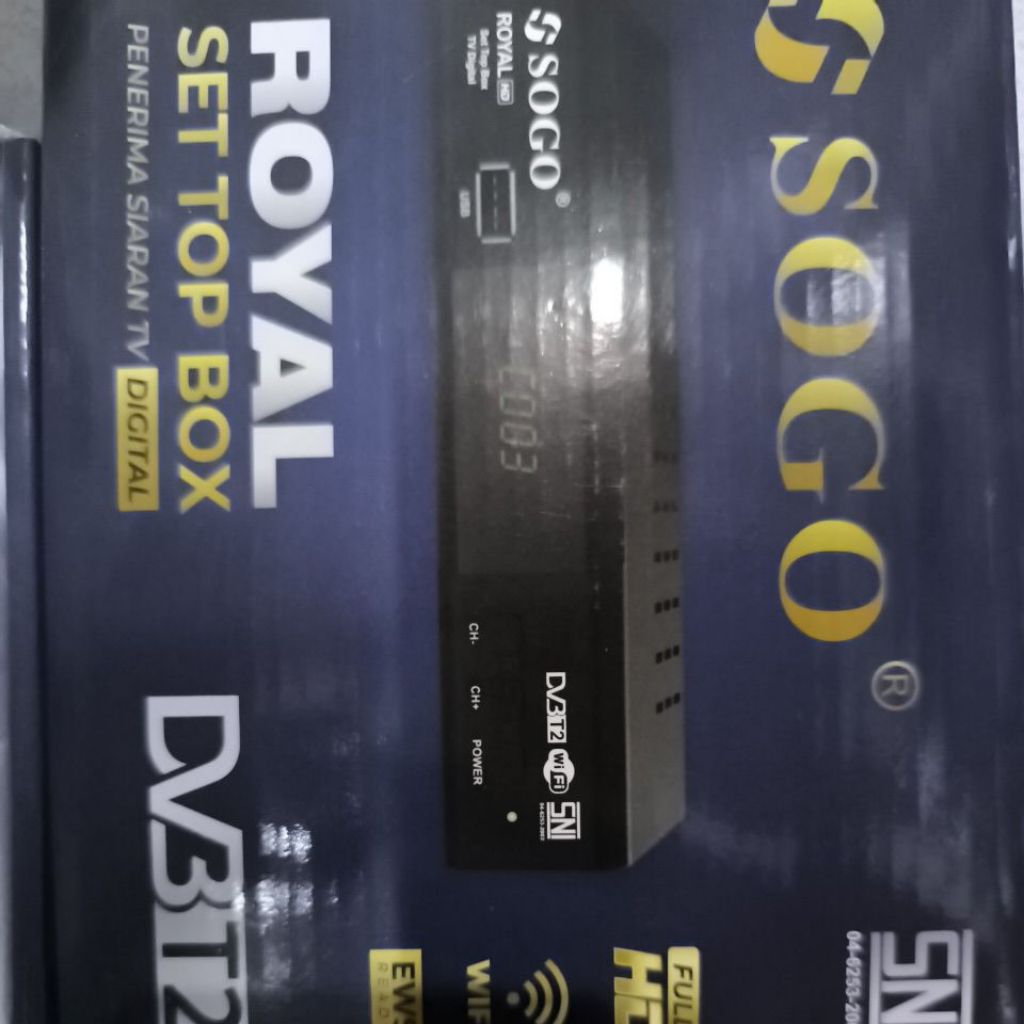 Jual set top box merk sogo sesuai photo | Shopee Indonesia