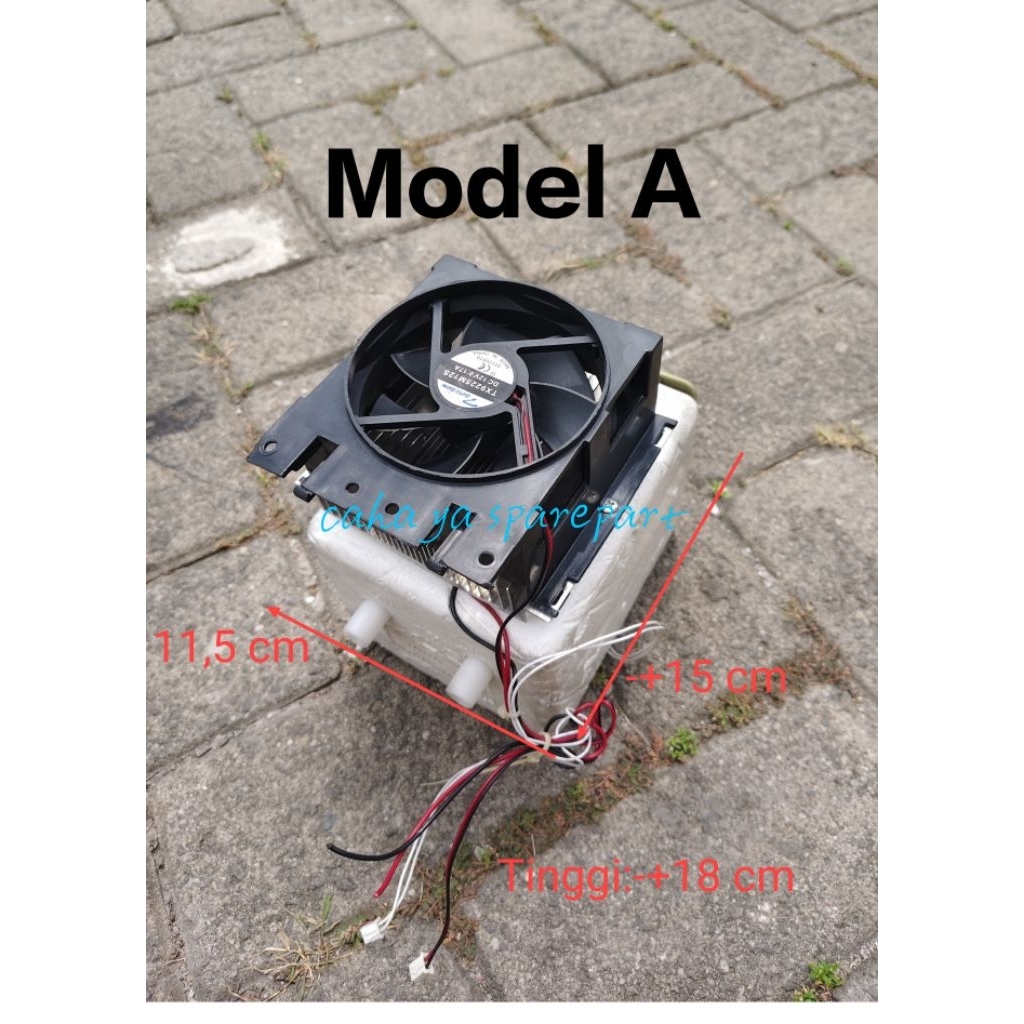 Jual Tabung Pendingin Dispenser Cooling System dengan kipas dan keramik ...
