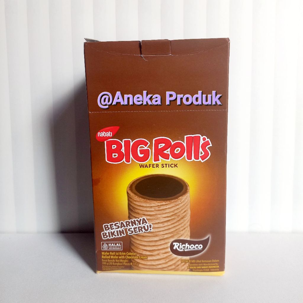 Jual Nabati Big Rolls Wafer Stik Richeese Richoco 280gr 1 Box Isi 20x ...
