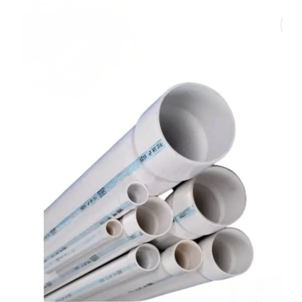 Jual Pipa PVC putih meteran / pipa air 1/2" 3/4" 1" 1½" 1¼" 2" 3" 4 ...