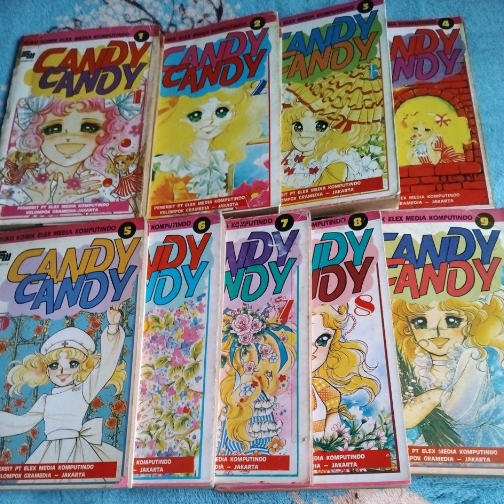 Jual KOMIK CANDY CANDY FULL SET, BAGUS BERSIH DIKIRIM BERSAMPUL MIKA ...