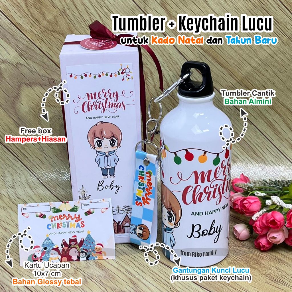 Jual Kado Natal dan Christmas Tumbler Custom Foto / Gift Natal | Shopee ...
