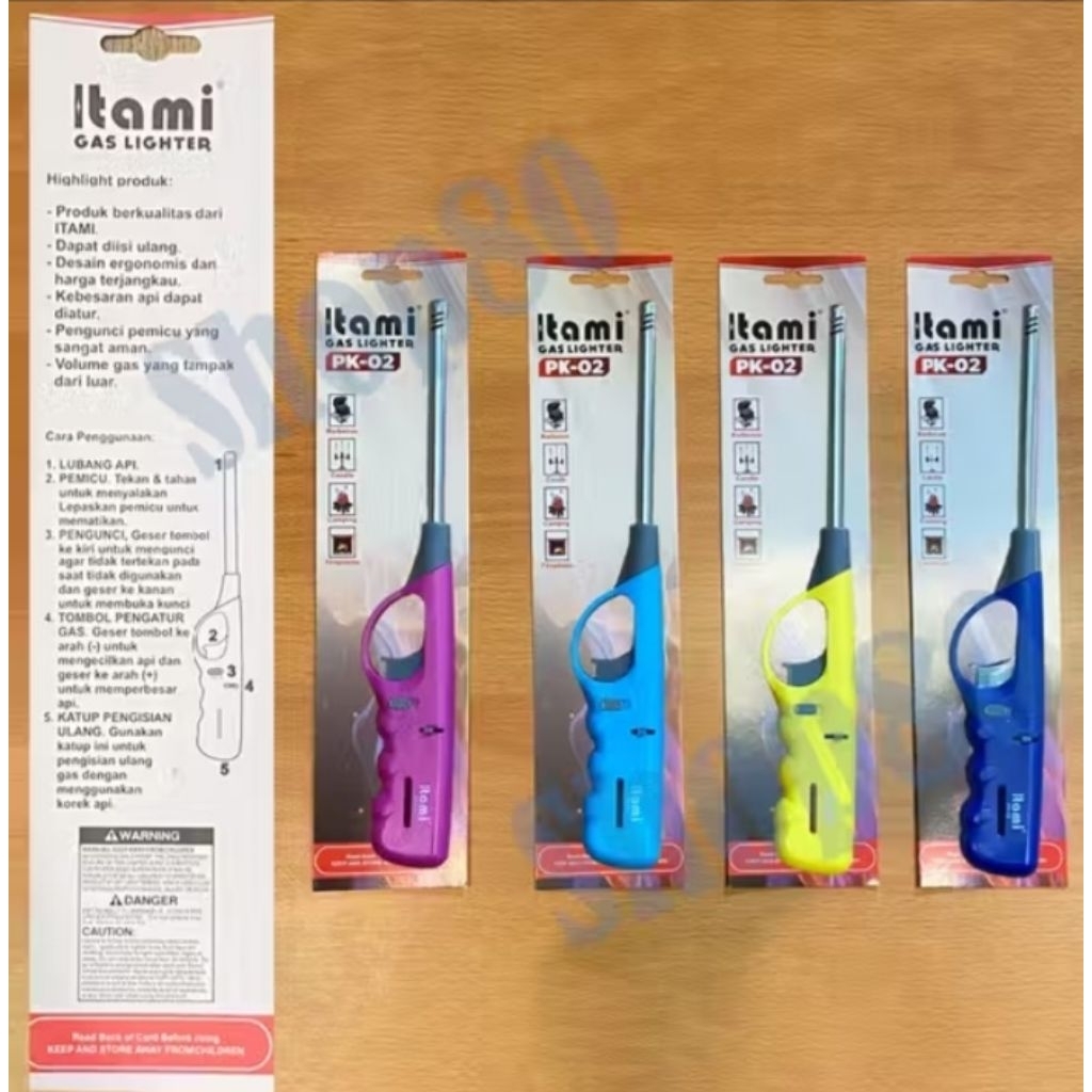 Jual Itami Pk- 02 Pematik Kompor Atau Lilin Korek Api Panjang Tembak ...