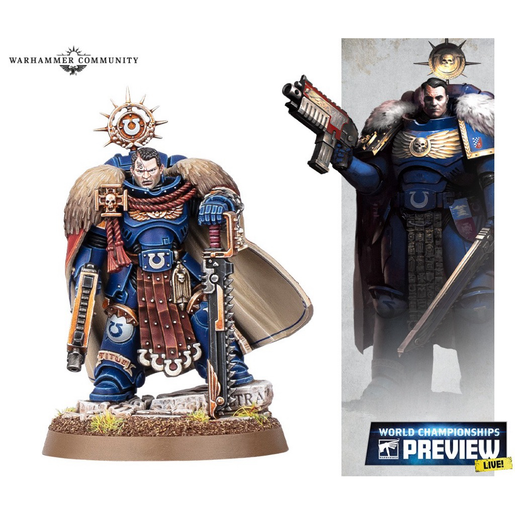 Jual Captain Titus Space Marine Ultramarines 3D Printed Miniature ...