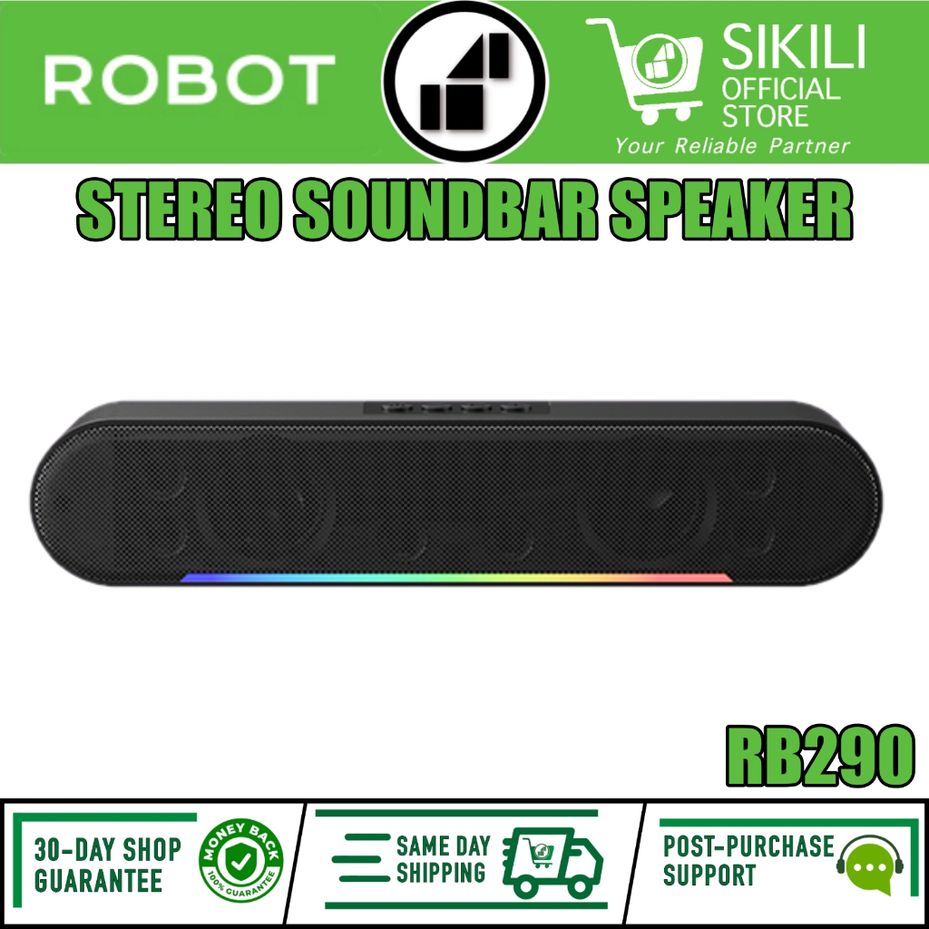 Jual ROBOT RB290 Stereo Soundbar 10W Bluetooth 6.0 Speaker with RGB ...