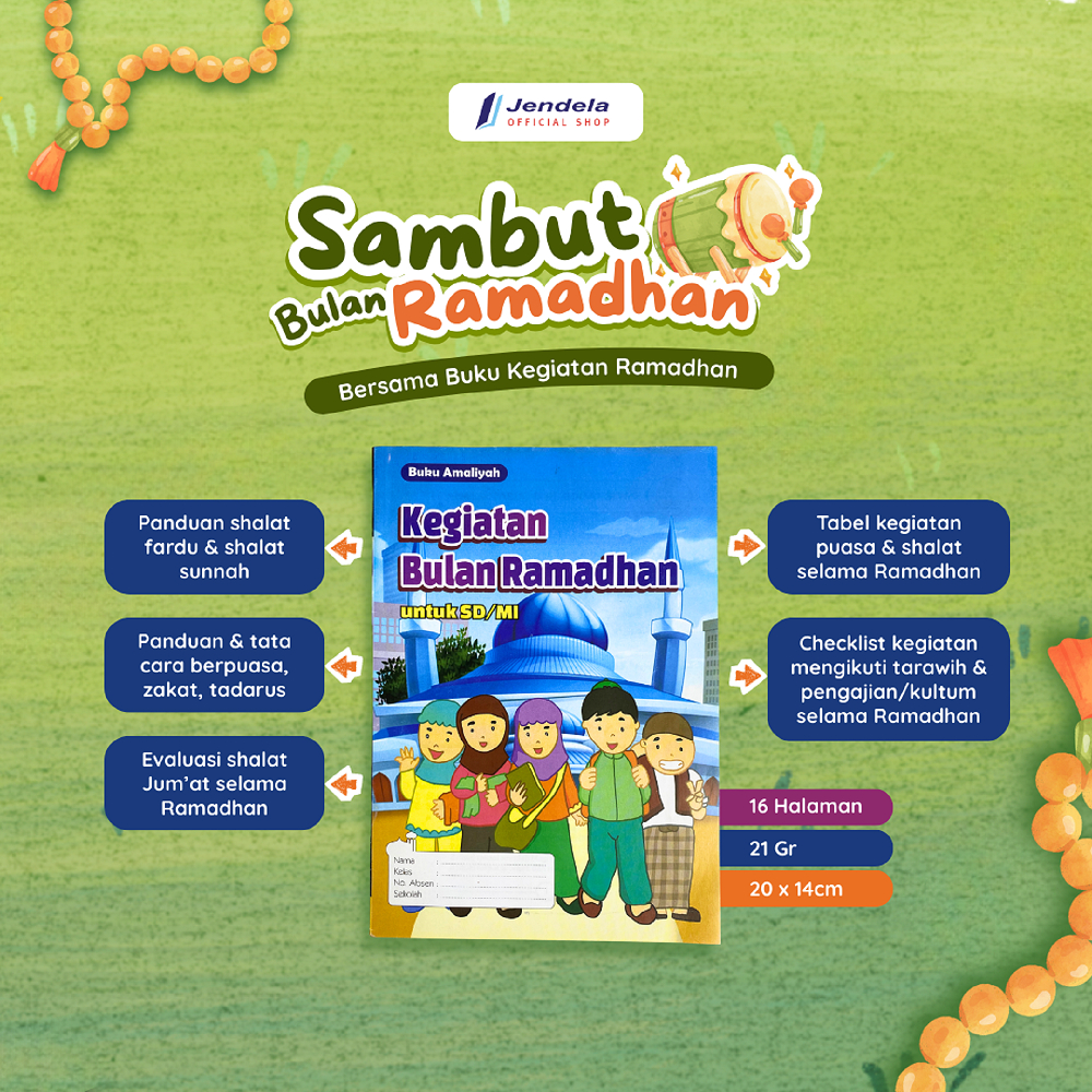 Jual 1 Kg BKR Buku Kegiatan Bulan Ramadhan Untuk SD MI Buku Ramadan ...