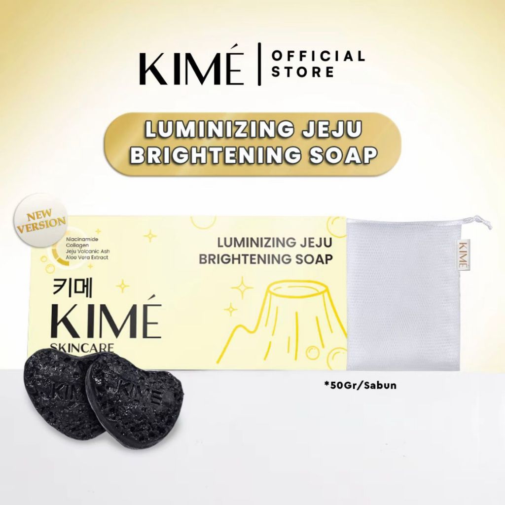Jual [BELI 1 BOX DAPAT 2 BATANG] KIME LUMINIZING JEJU BRIGHTENING SOAP ...