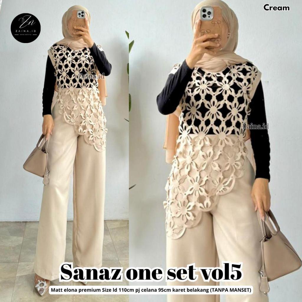 Jual Pakaian Wanita SANAZ ONE SET VOL 3 Trend FASHION HQ From Zn ...