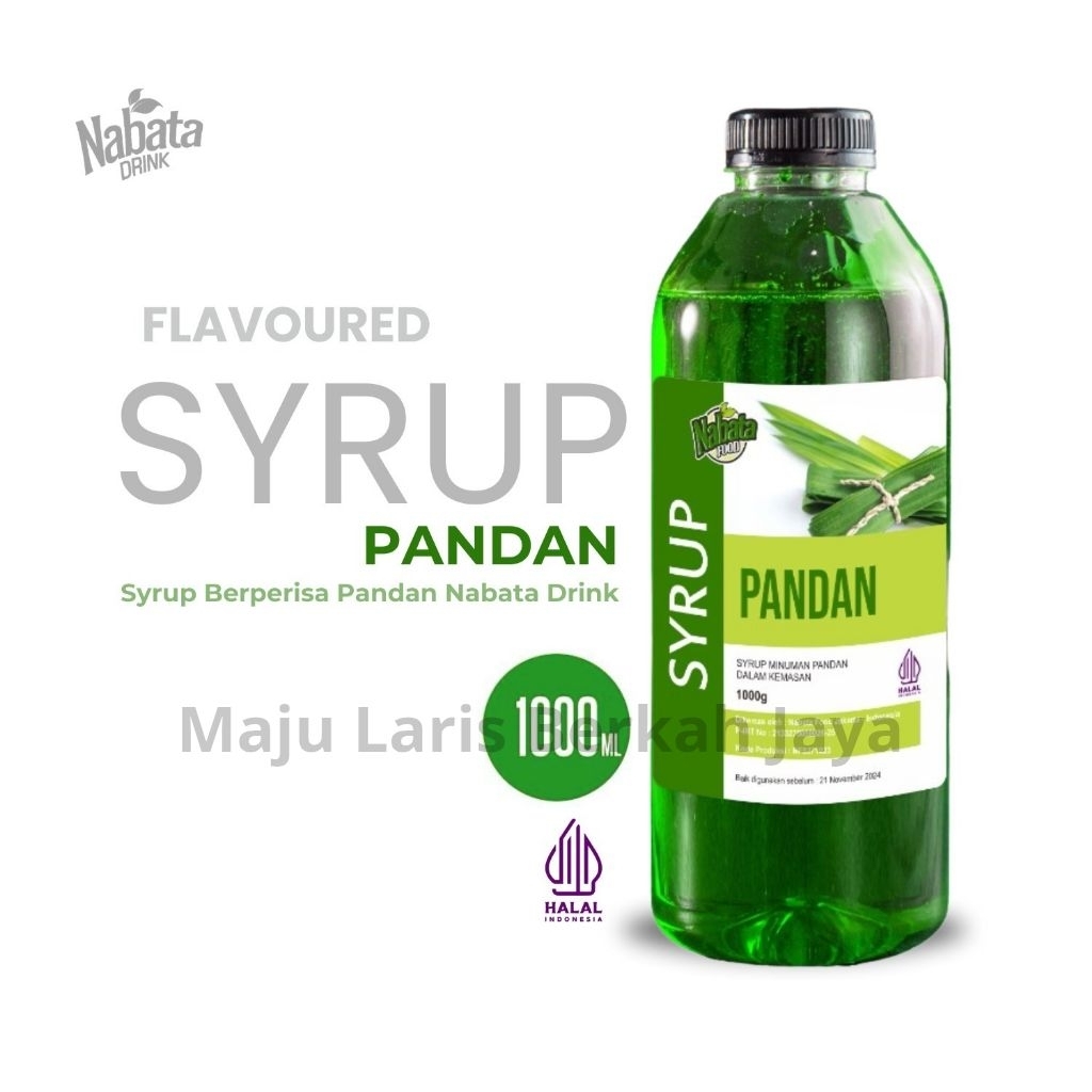 Jual Sirup pandan untuk kopi 1liter | syrup pandan premium 1000ml ...