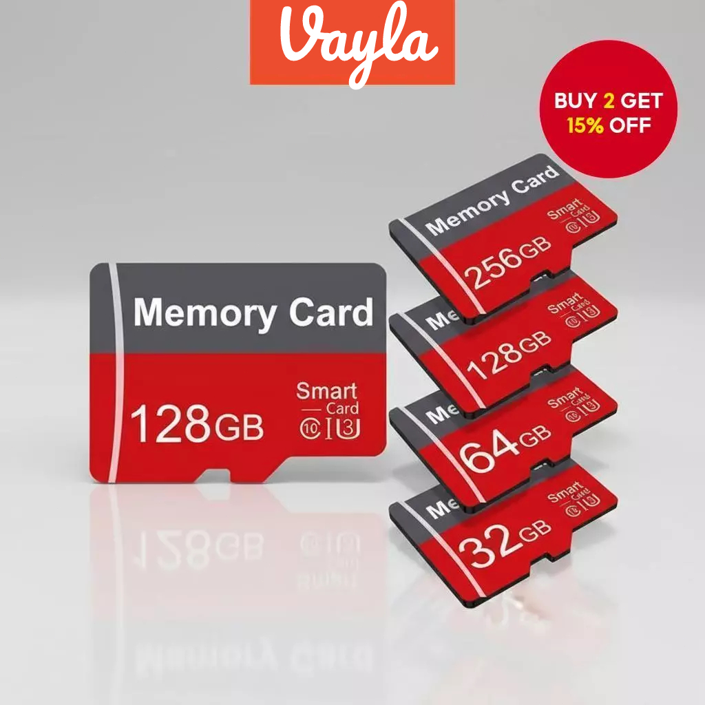 Jual Vayla Micro SD Card Up To 120MB/s High Transfer Speed For cctv hp ...