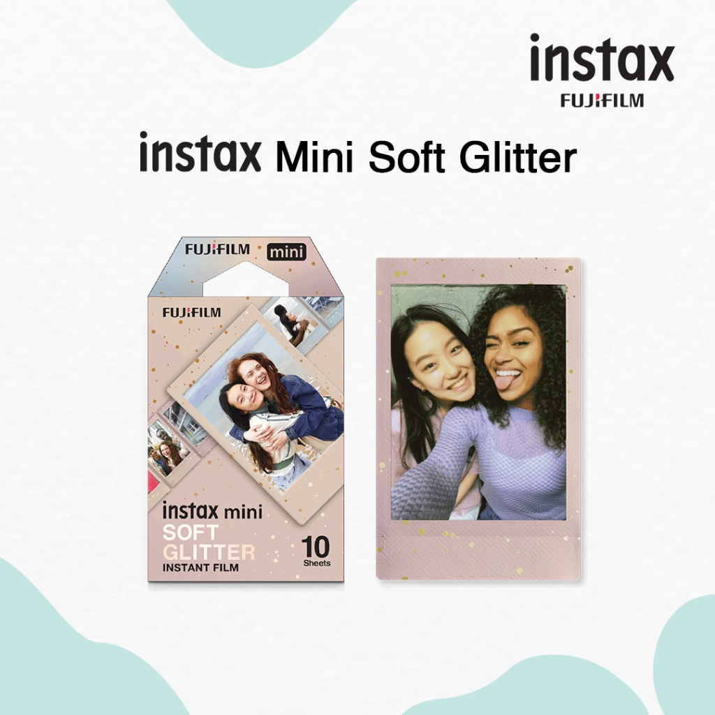 Jual Fujifilm Instax Paper Mini Film Soft Glitter Paper 10 Sheets ...
