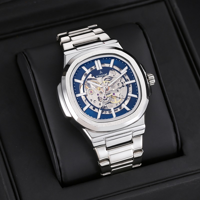 Jual RONMAR Jam Tangan Pria Skeleton Mechanical - Desain Eksklusif ...
