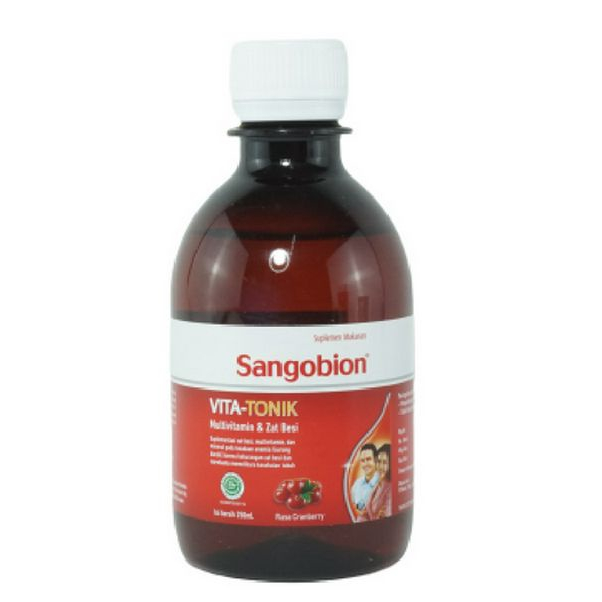 Jual Sangobion Vita Tonik 1 Botol Isi 250ml | Shopee Indonesia