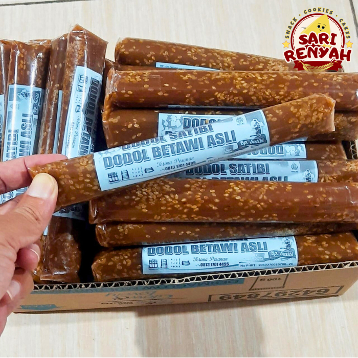 Jual Dodol Betawie ASLI Satibi Rasa Wijen 100g - Sari Renyah | Shopee ...