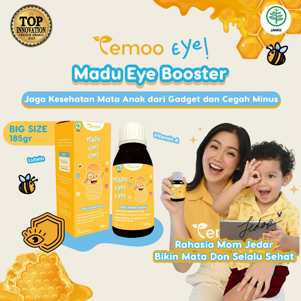 Jual Temoo Madu Eye! Eye! 185 gr - Nutrisi Madu Anak Sehat Vitamin Kids ...