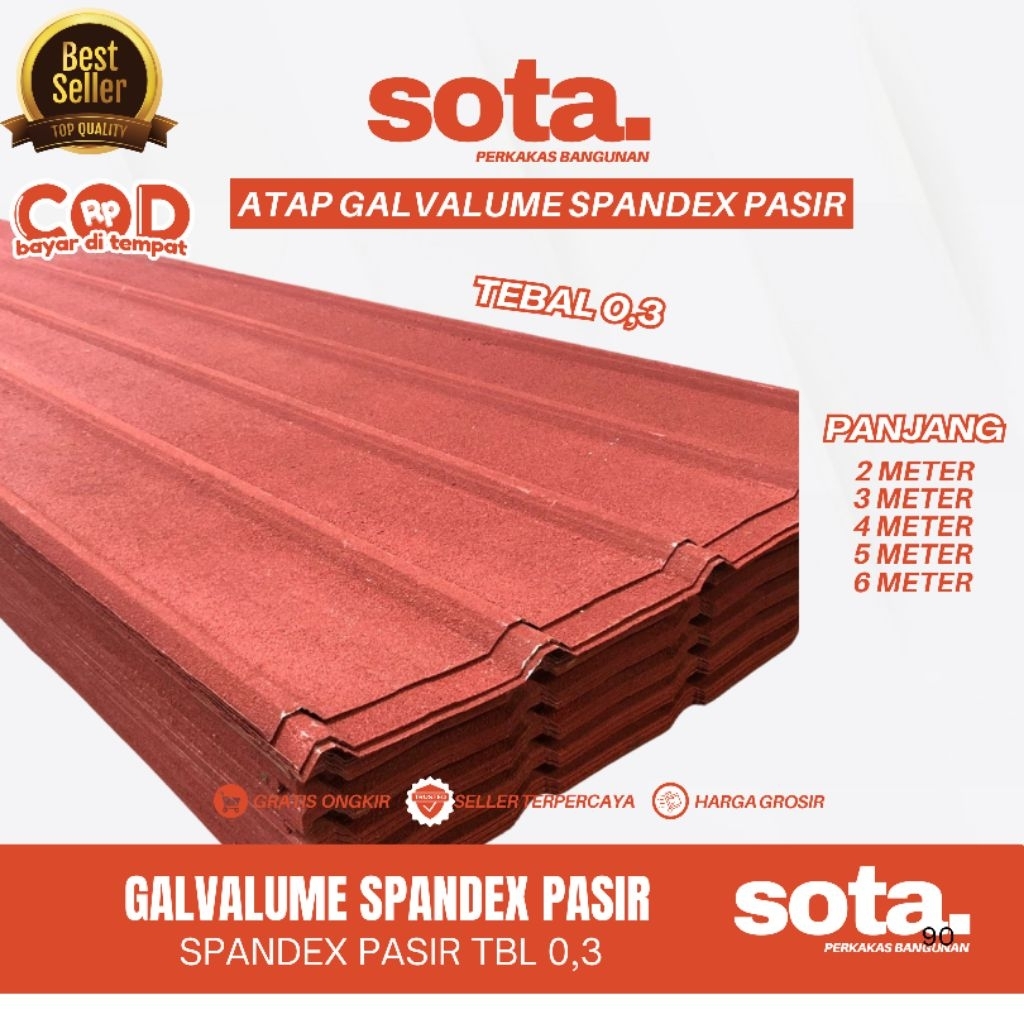 Jual Galvalum Pasir Terlengkap & Harga Terbaru Juni 2026 | Shopee Indonesia