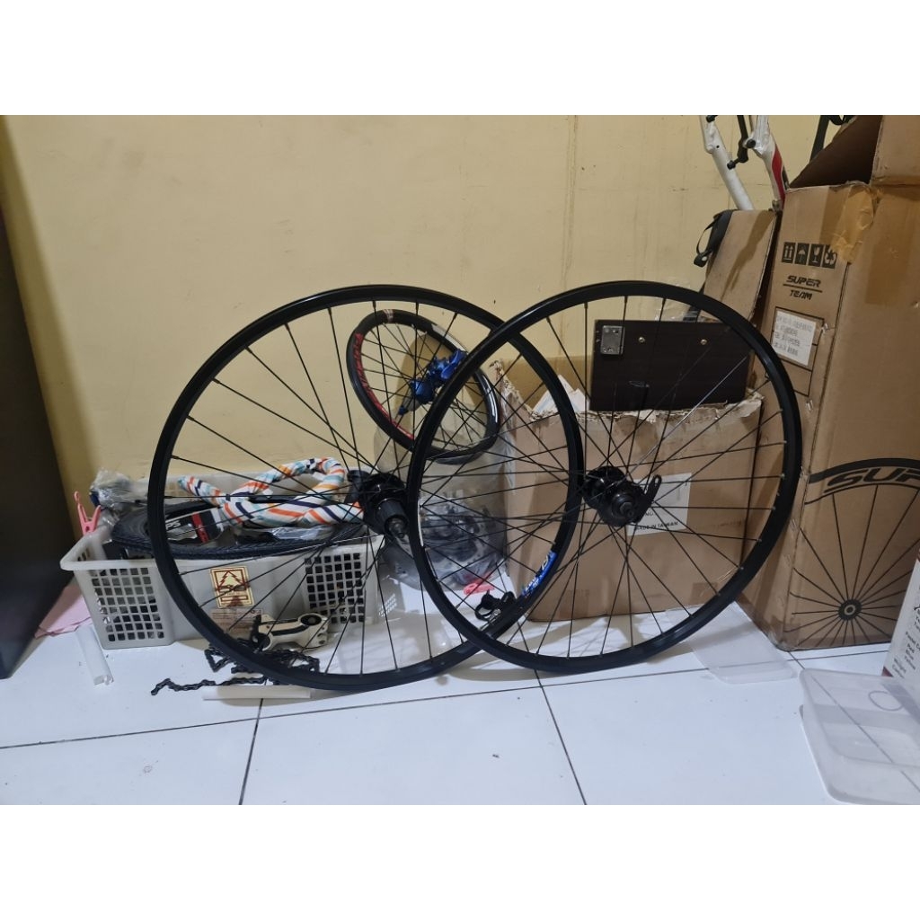 Jual Wheel Set wheelset Roda 26 inch Alloy Lepasan Polygon xtrada rims ...