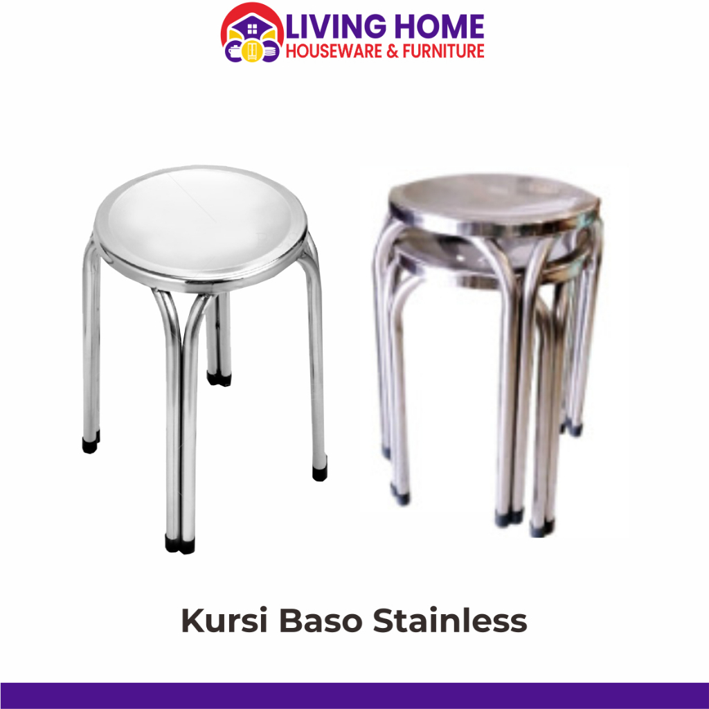 Jual Bangku Stainless Steel Anti Karat Elegan Tebal - Kursi Baso ...