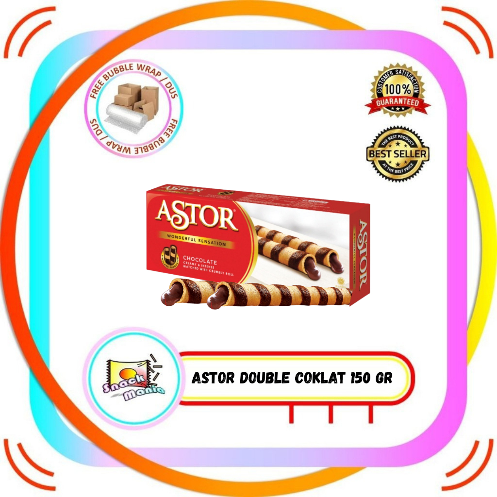 Jual Astor Double Chocolate Coklat Wafer Stick Box ~ 150 gr | Shopee ...