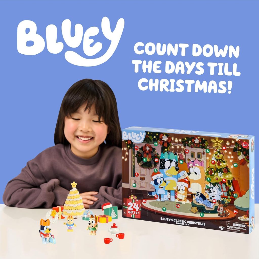 Jual Bluey Advent Calendar Pack Toys for Girls and Boys, 24 Days of ...