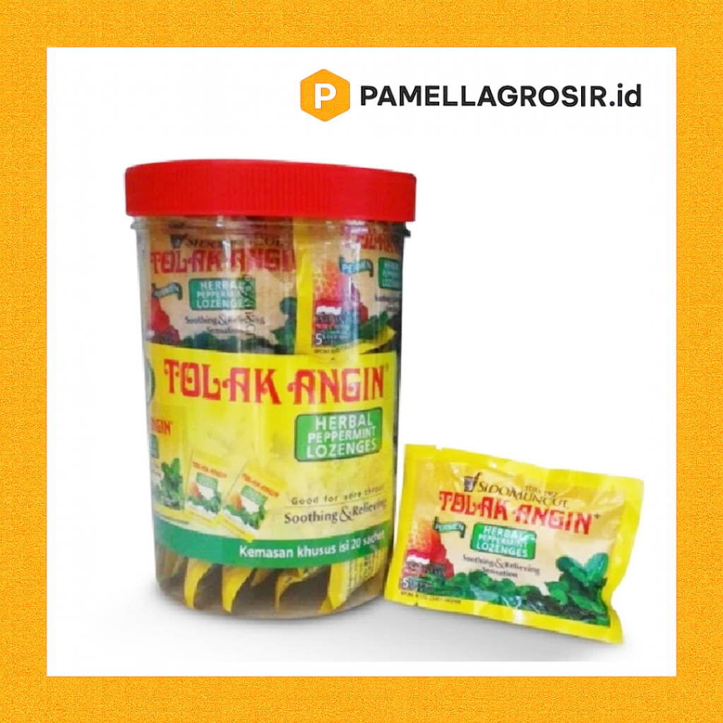 Jual PERMEN TOLAK ANGIN TOPLES 200GR ISI 20 SACHET- 1 SACHET ISI 5 ...