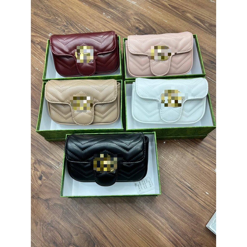 Jual tas mini sling set box | Shopee Indonesia