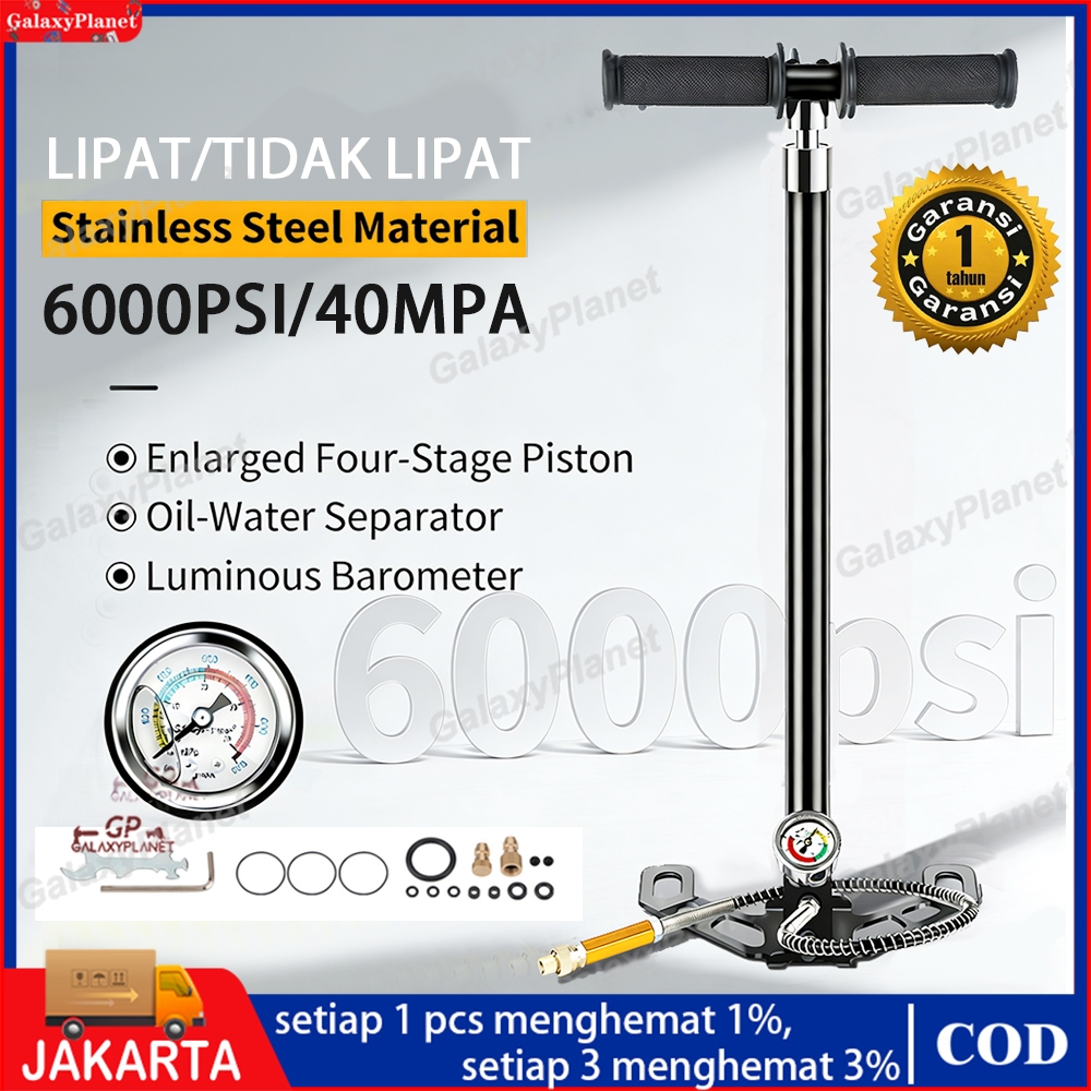 Jual Pompa PCP 6000 psi Stainless Steel - Model Lipat, Desain Portabel ...