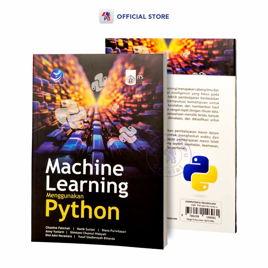 Jual Buku Komputer / Machine Learning Menggunakan Python / ANDI OFFSET | Shopee Indonesia