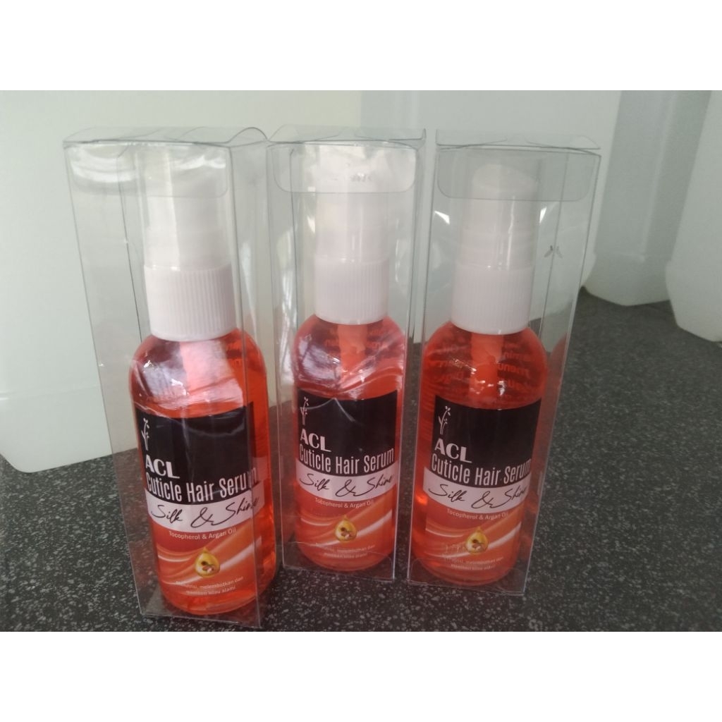 Jual Cuticle Hair Serum ACL 60 ml ( warna Merah ) | Shopee Indonesia