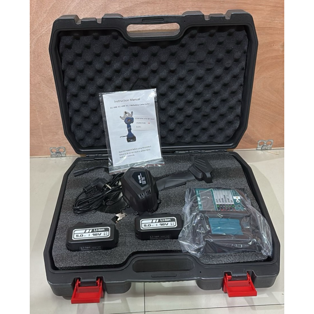 Jual 50mm Battery Ratchet 800mm ACSR Cable Cutter EC-50M BARTON Alat ...