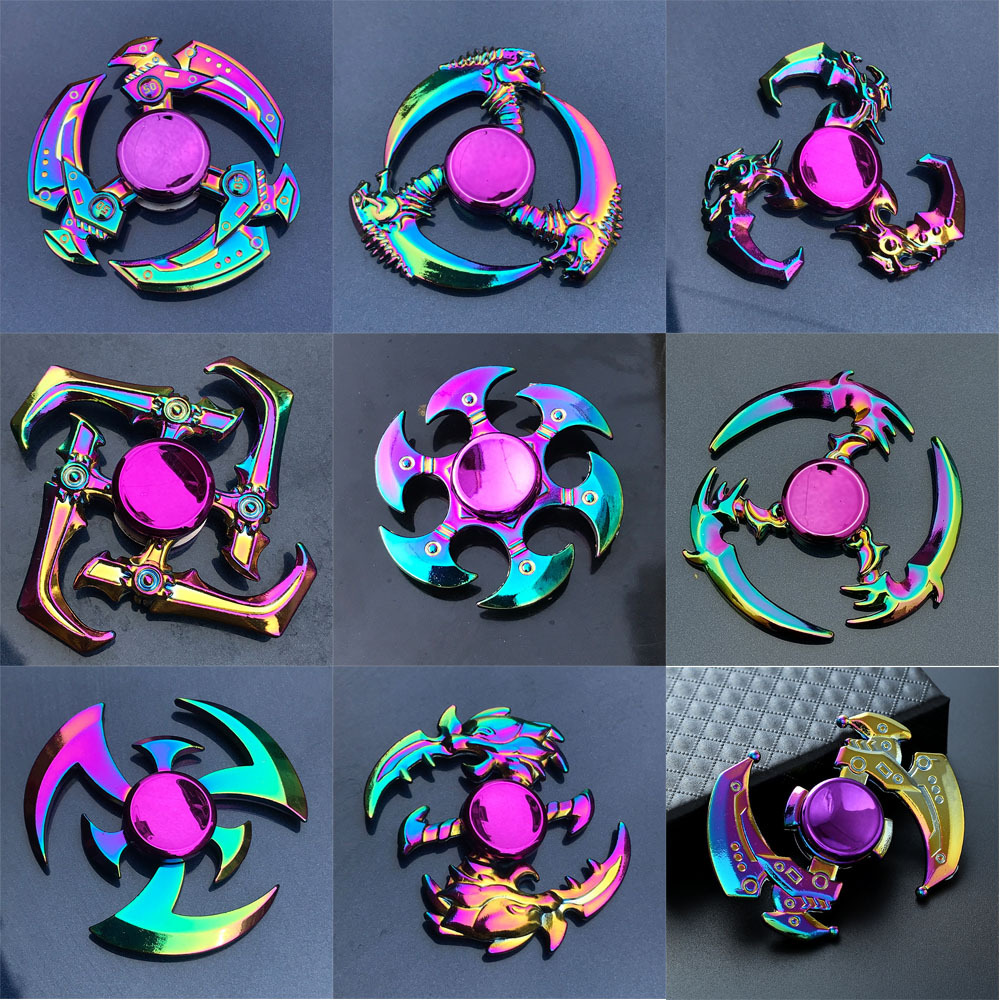 Jual Fidget Spinner Sabit Klewang Scythe Sickle Metal Pijet Spiner Hook ...