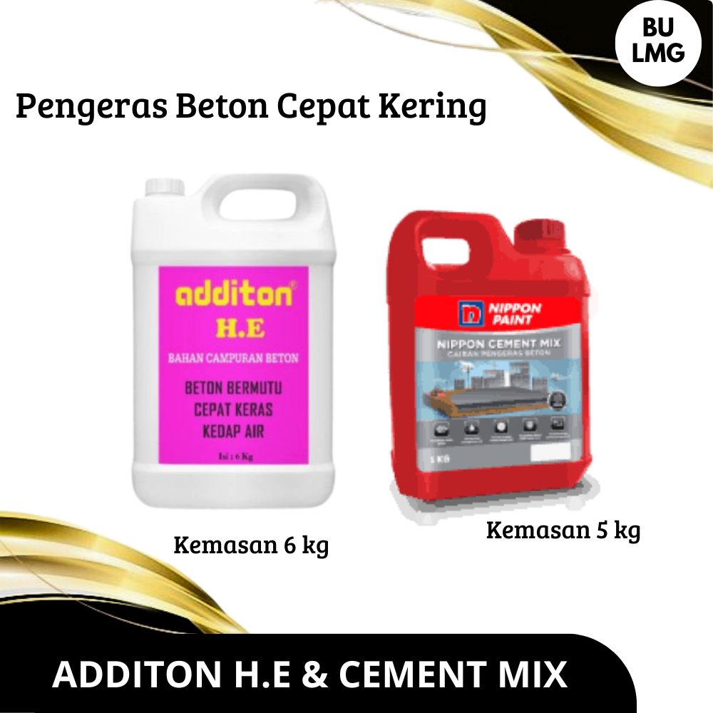 Jual ASLI 100% ADDITON H.E 6KG // H.E BAHAN CAMPURAN BETON // NIPPON ...
