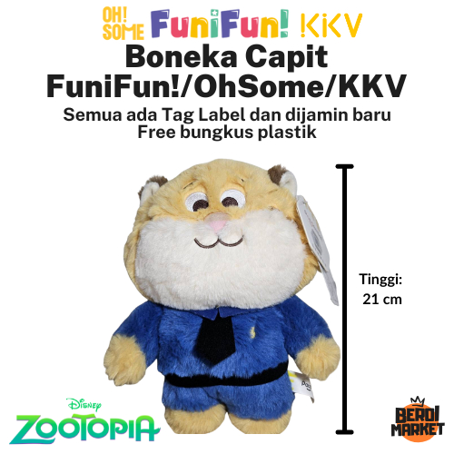 Jual Boneka Capit FuniFun/KKV/OhSome Boneka Lucu Hadiah Ulang Tahun ...