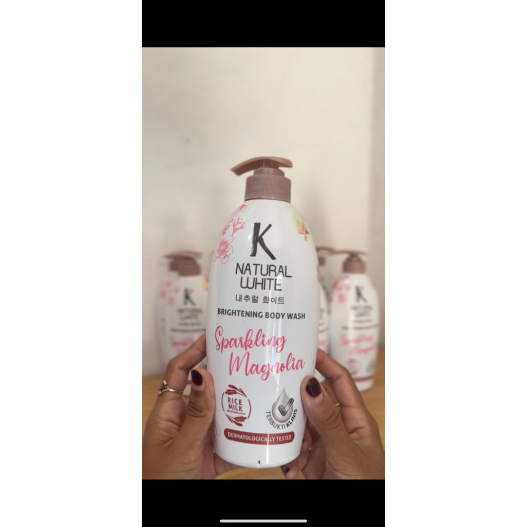 Jual Sabun Mandi K Natural 500ml Botol Pump Jumbo Sparkling Magnolia ...