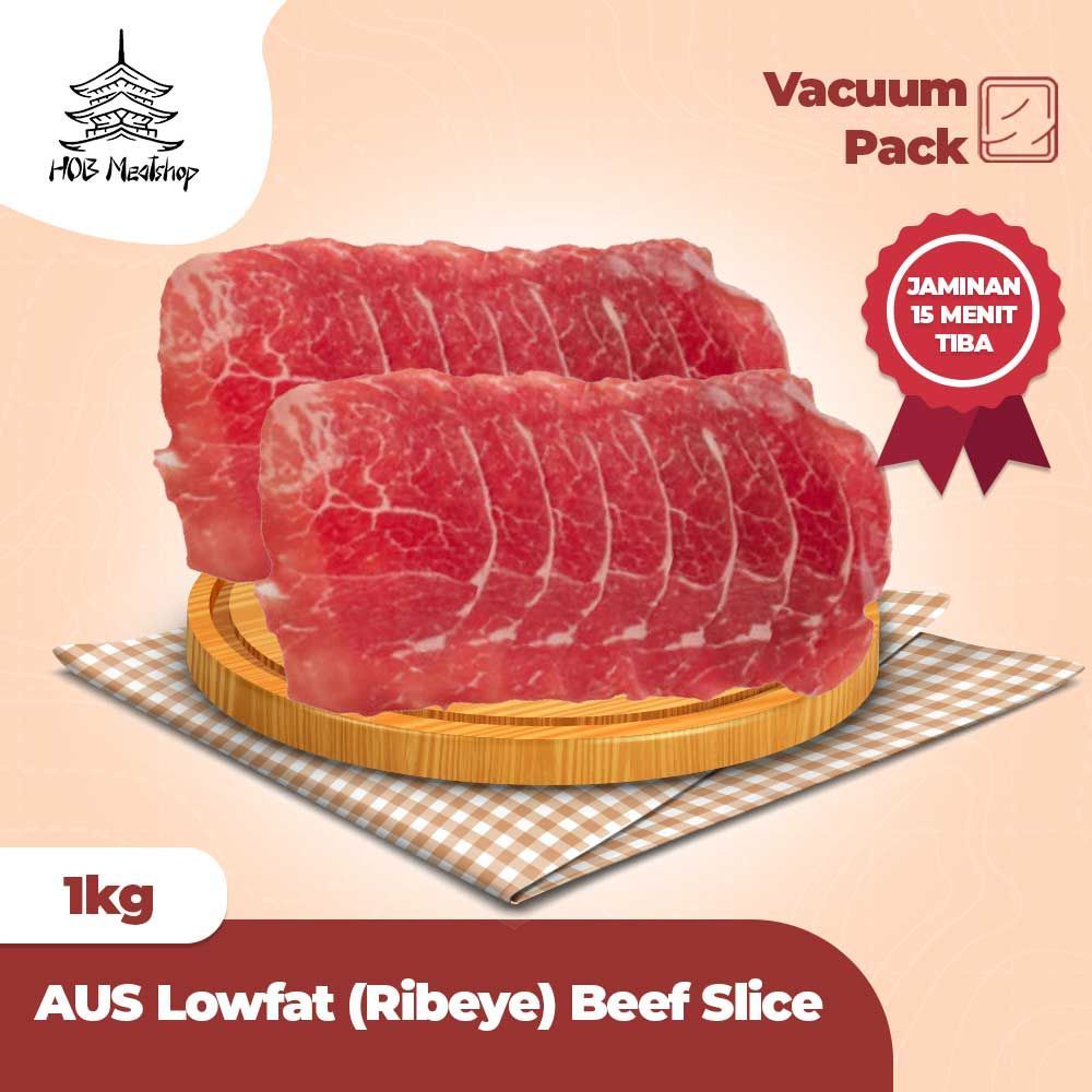 Jual JAMINAN 15 MENIT TIBA - Lowfat Beef Slice Australia Ribeye Slice ...