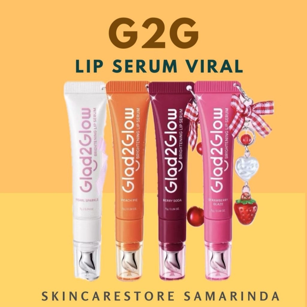 Jual Glad2Glow BRIGHTENING LIP SERUM 7g Mencerahkan Melembabkan dan ...