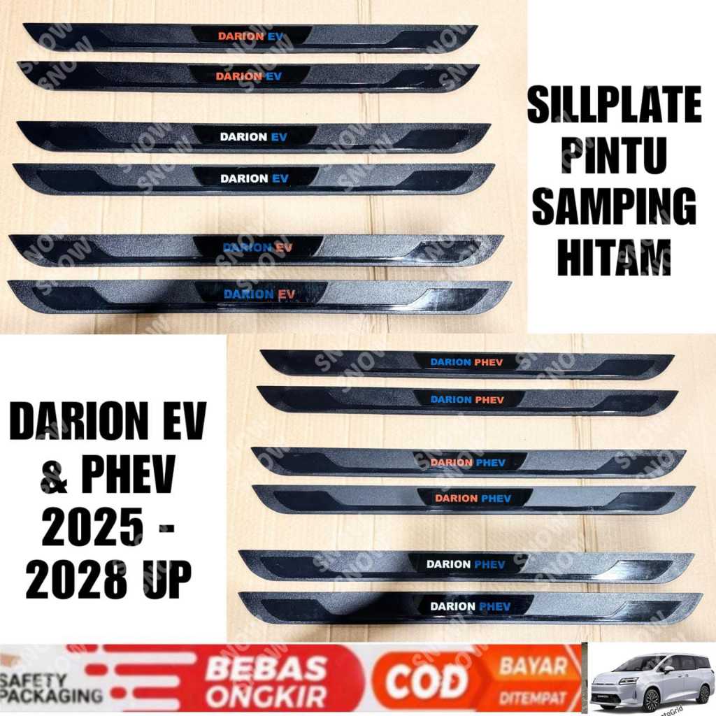 Jual Sillplate Samping Wuling Darion EV & PHEV 2025 2026 2027 Hitam ...