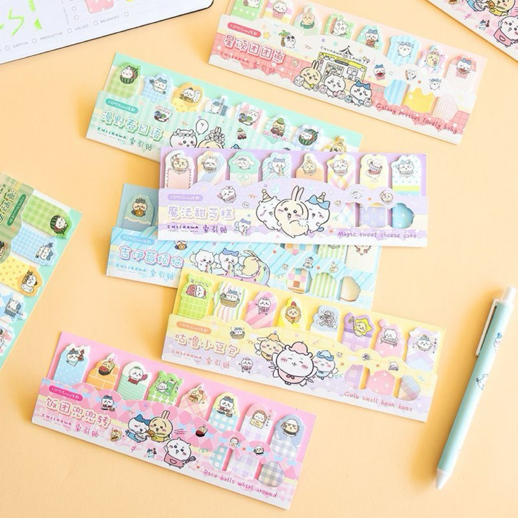 Jual [PREORDER – CHIIKAWA] Sticky Notes Chiikawa Index Marker – Memo ...