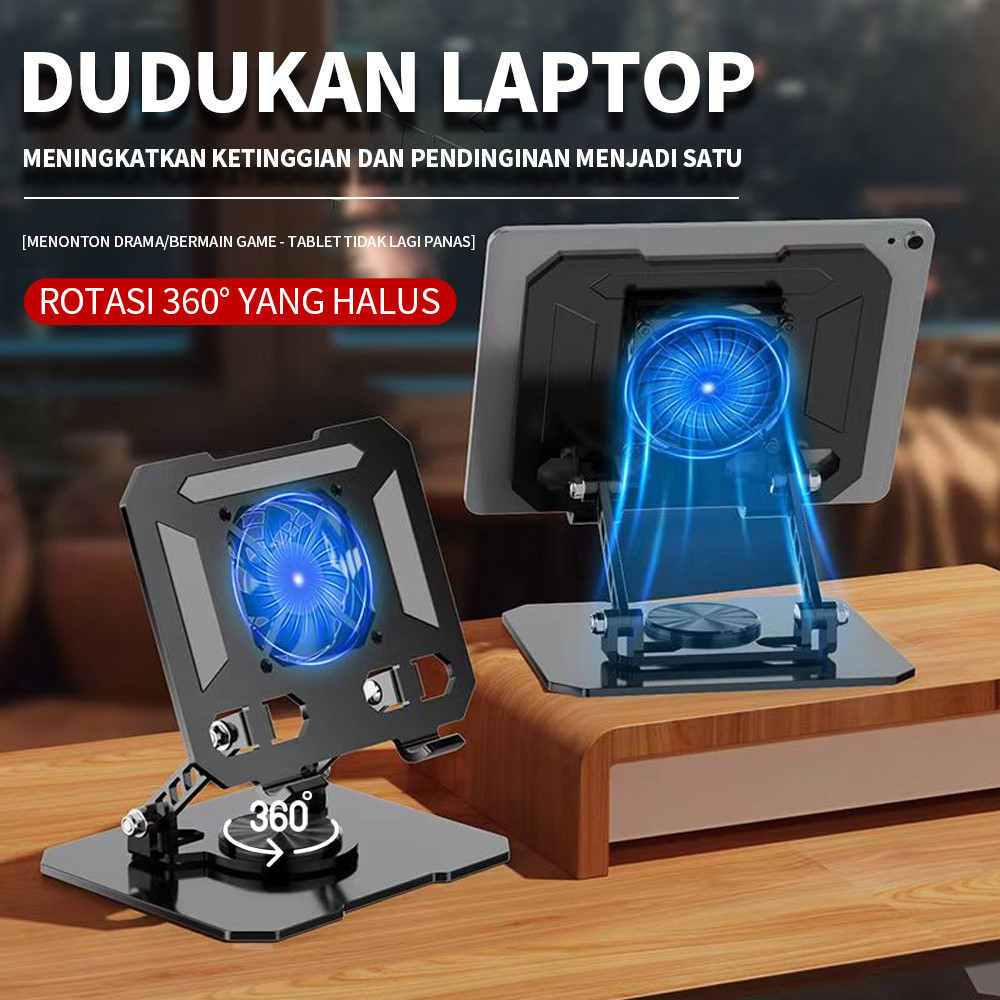 Jual Stand LaptopTiang Penyangga Tablet 360° Rotatable Lipat Portable ...