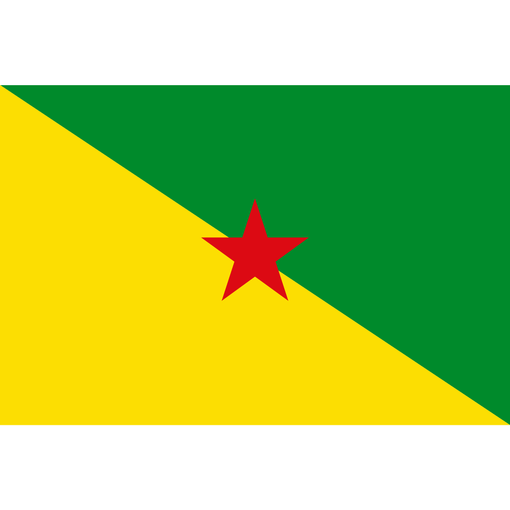 Jual Bendera Negara French Guiana Direct Printing TC Mirror (tembus ...