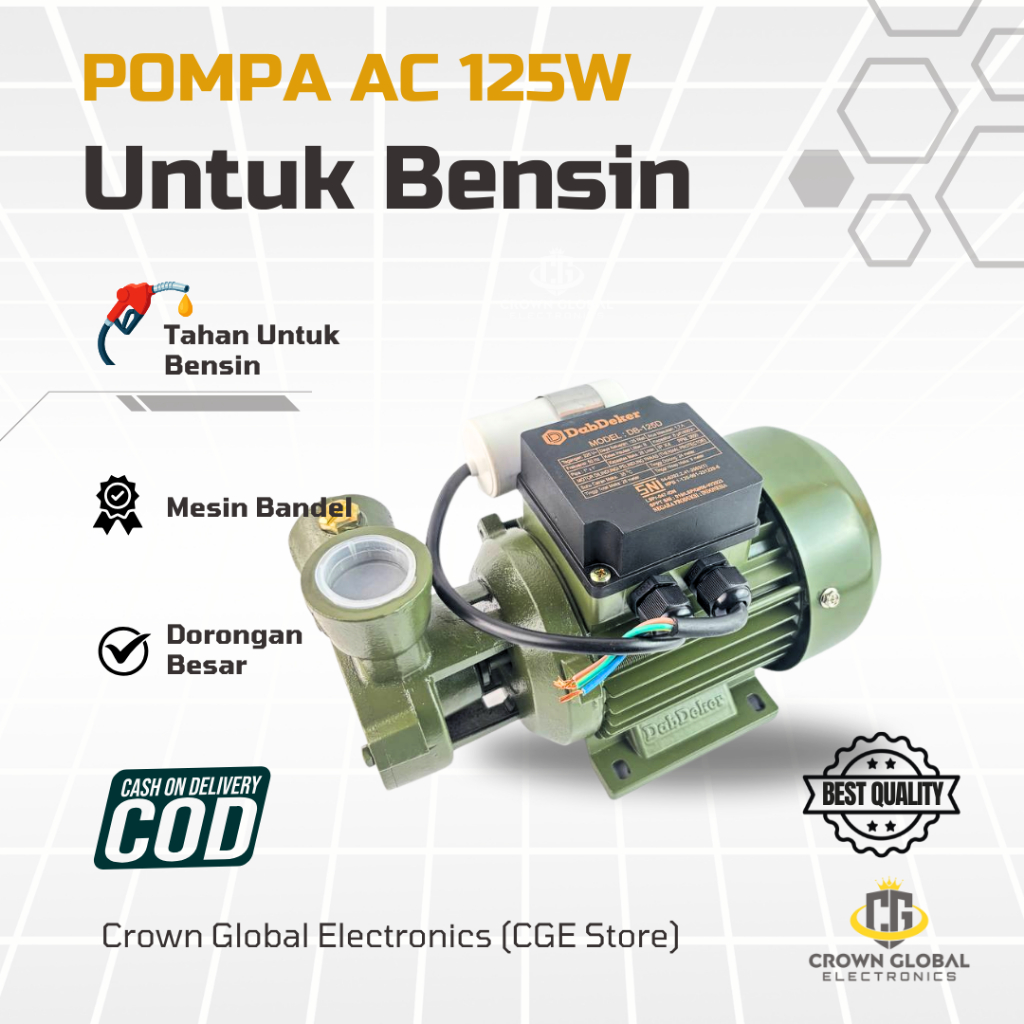 Jual CGE STORE - Pompa Ac 125W Pom Mini Pertamini Dab Deker, sanei, dab ...