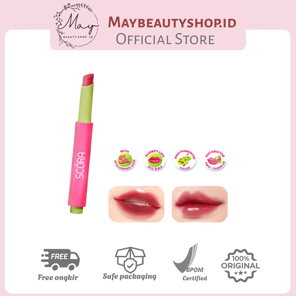 Jual SCORA Bloop Pop Gloss Balm Tint Balm | Shopee Indonesia
