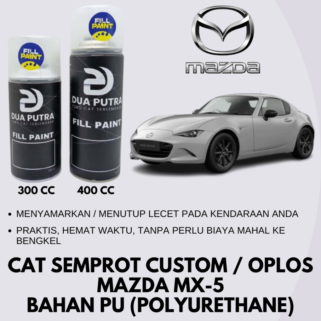 Jual Cat Semprot / Pilox Mobil Custom / Oplos MAZDA MX-5 Berbahan PU ...