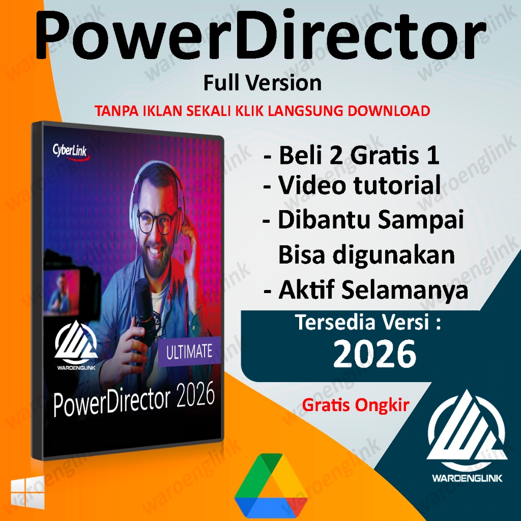 Jual CyberLink PowerDirector Ultimate 2026 | Windows | Full Version ...