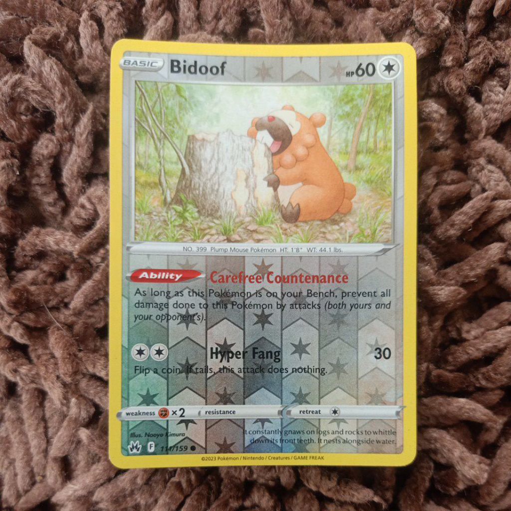Jual Kartu Pokemon Bidoof | Shopee Indonesia