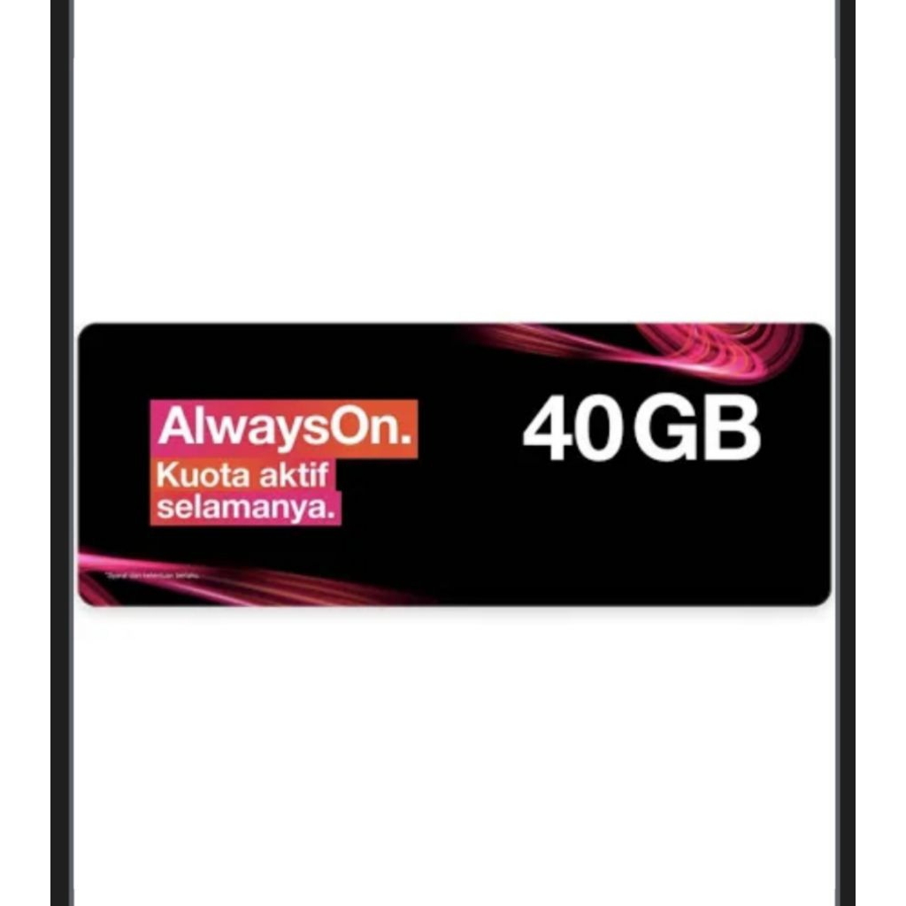 Jual Paket data tri Always On 40GB + 12GB kuota lokal (Three AON ...