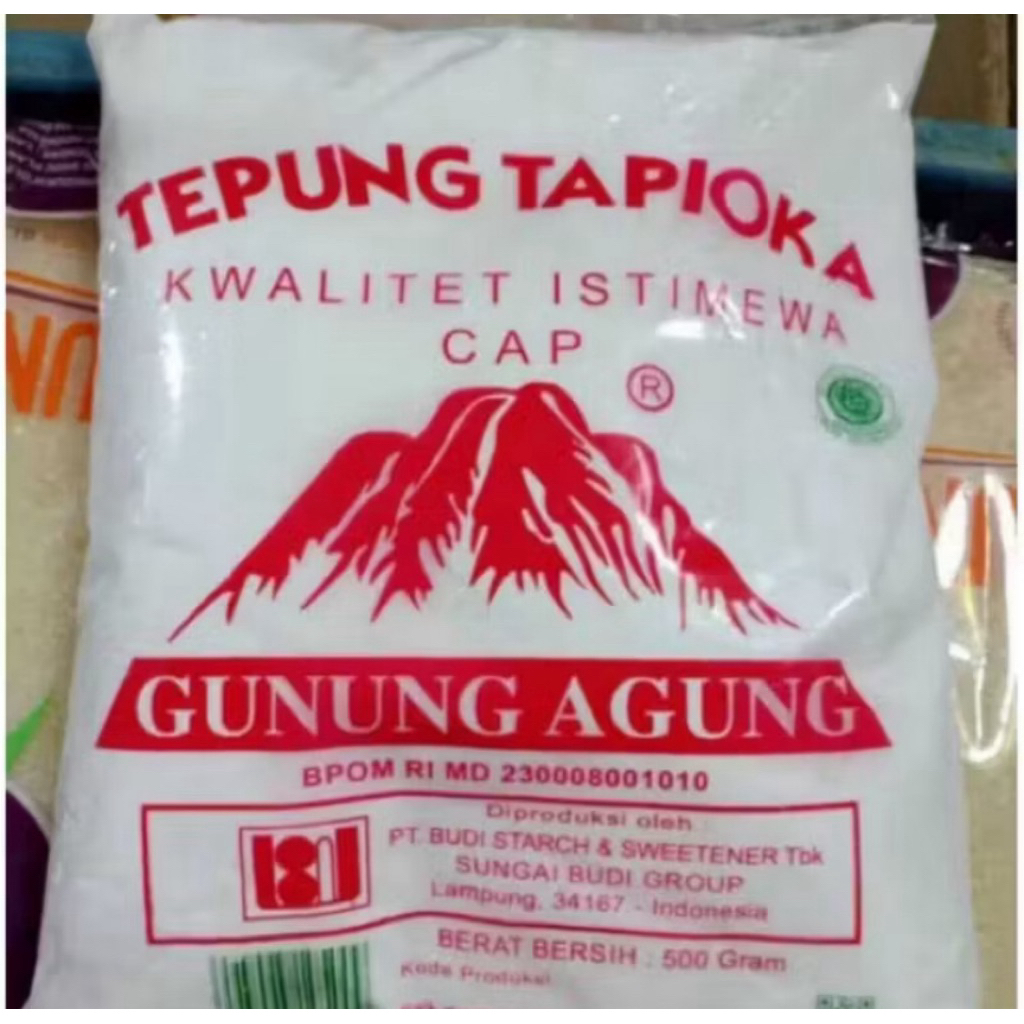 Jual Tepung Tapioka Cap Gunung Agung 500gr | Shopee Indonesia